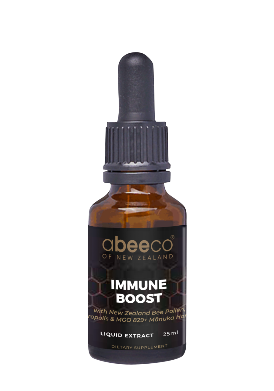 Immune Boost Liquid Extract with Propolis, Bee Pollen & Manuka Honey ...